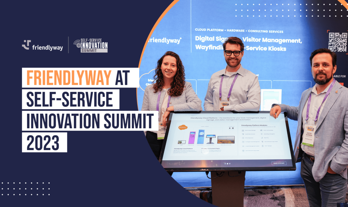 friendlyway US at Self-Service Innovation Summit 2023 friendlyway US at Self-Service Innovation Summit 2023